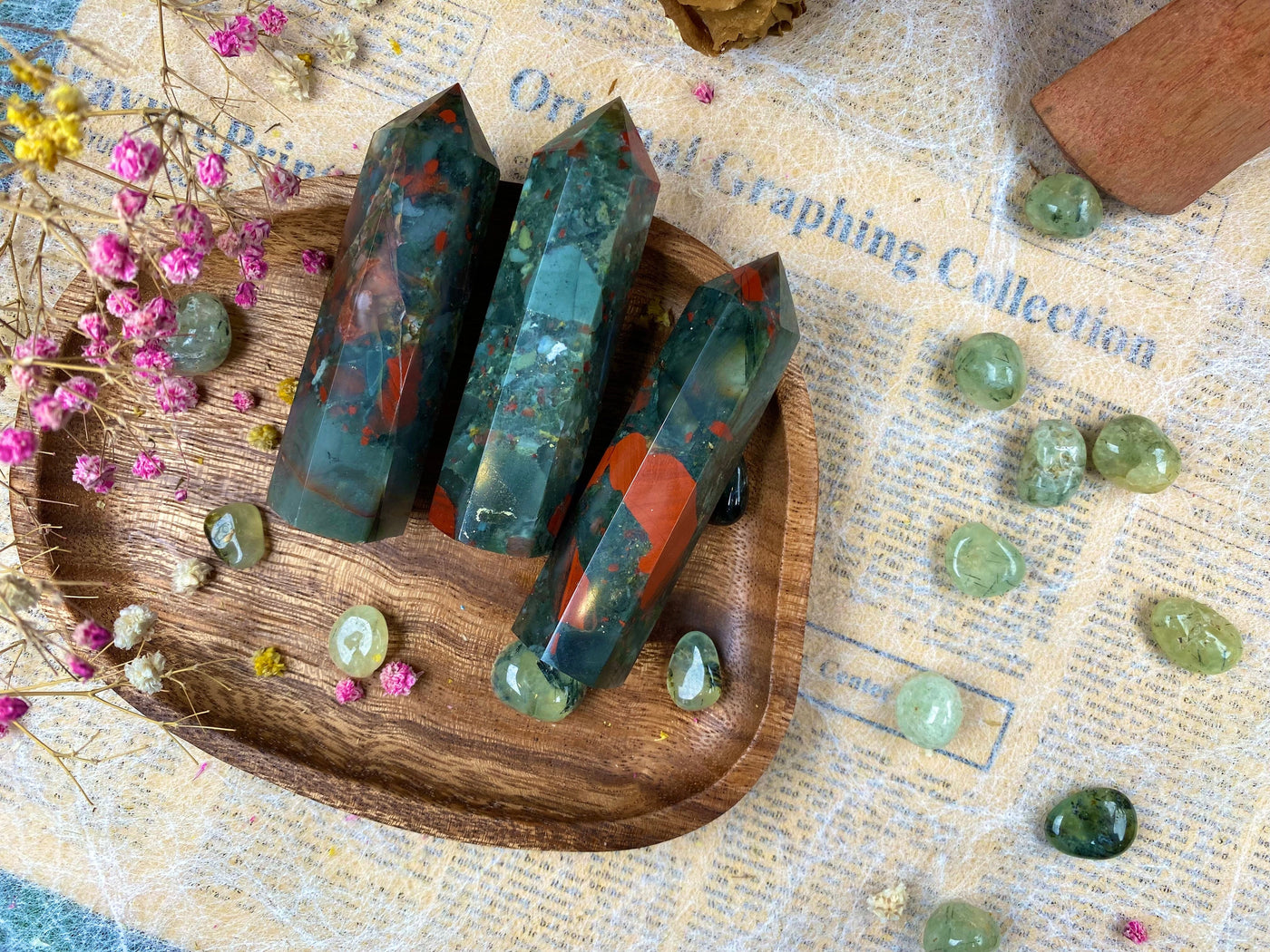 African Bloodstone Tower: Energy Healing, Chakra Alignment & Emotional ...